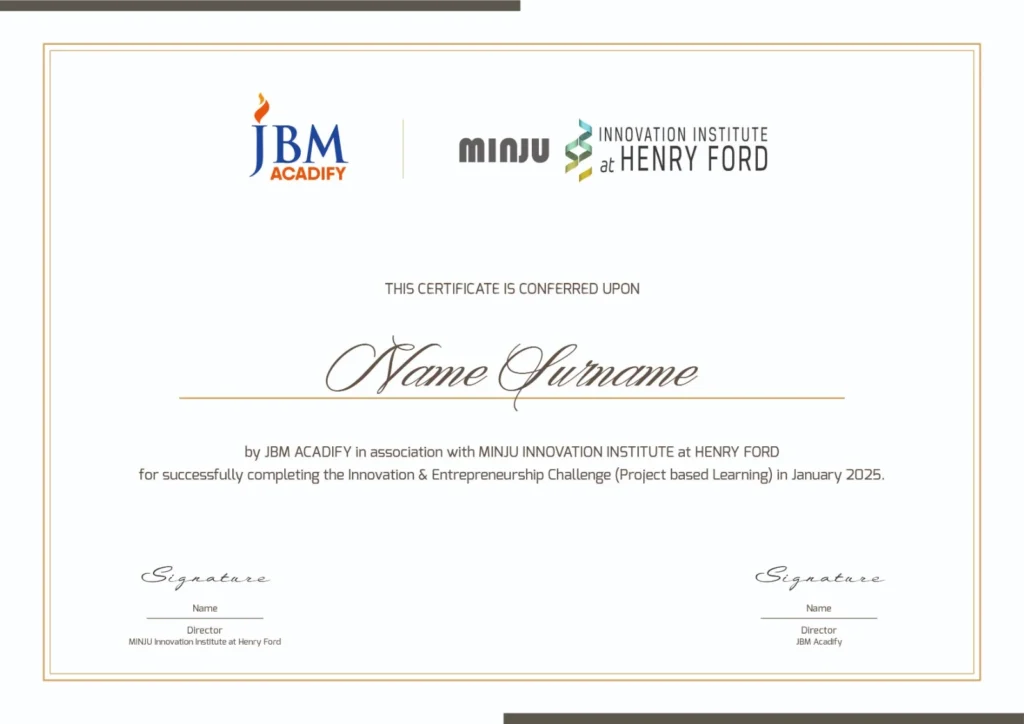 Innovation Challenge - JBM Acadify